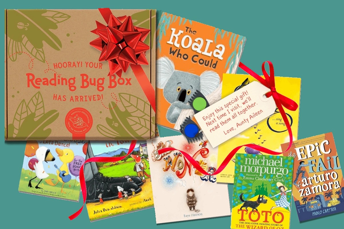 Reading Bug Book Box For 2 Children